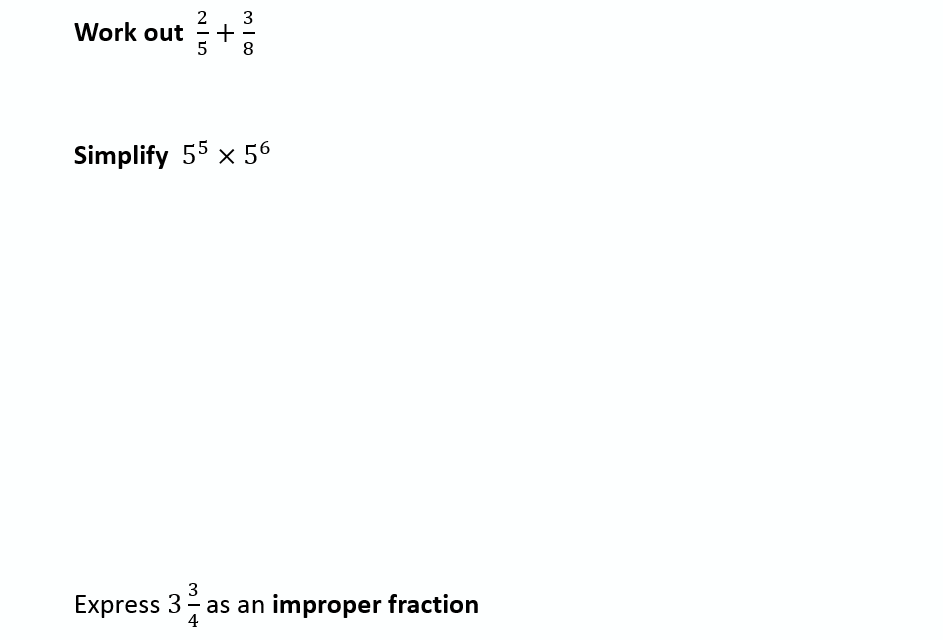 Year 7 | Skills Checks | Mathsbox